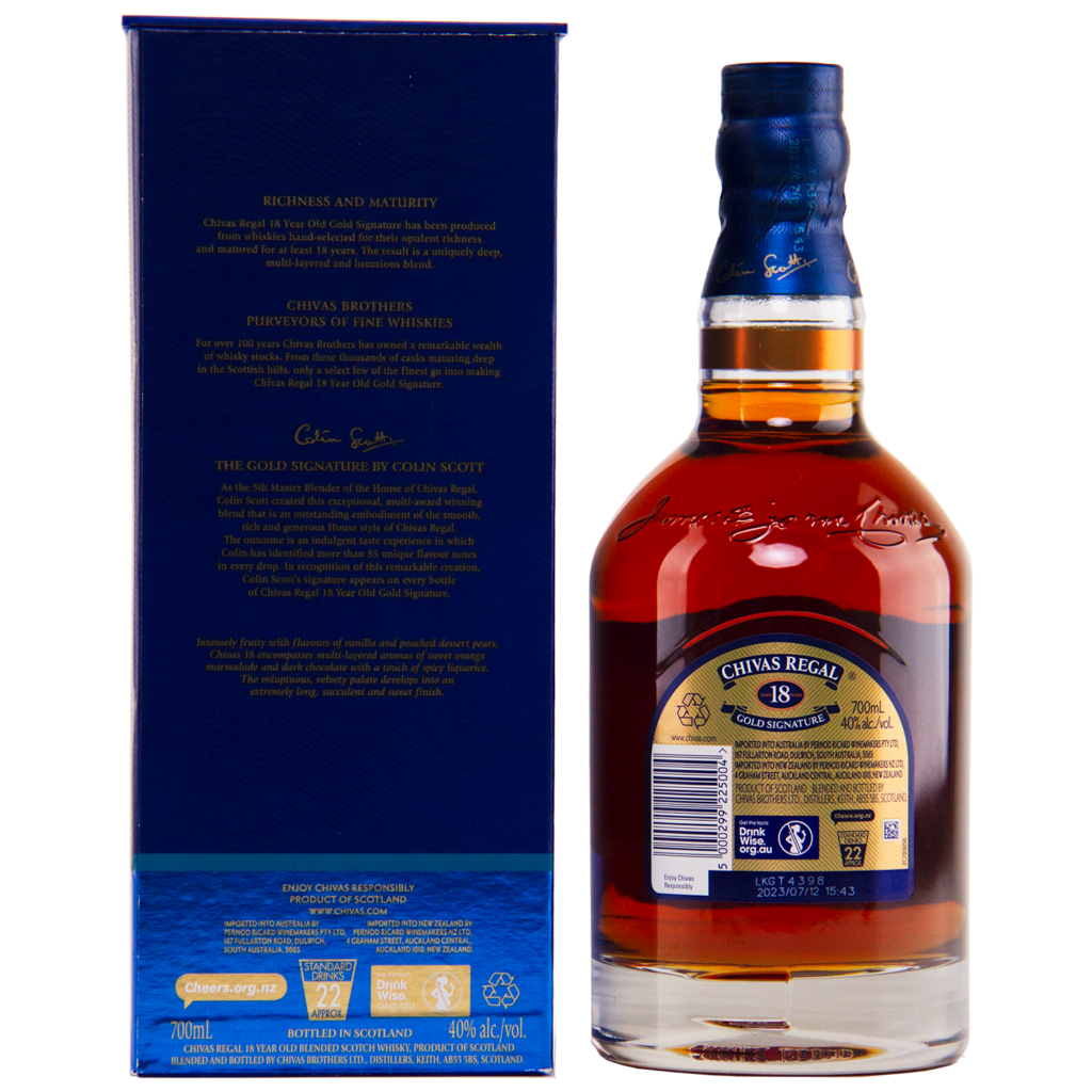 Chivas Regal 18 Year Old - Whisky Estate